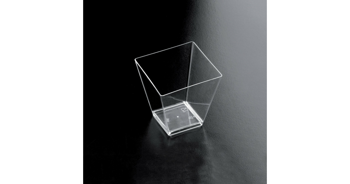 Plastový pohárek na dezerty a monoporce RHOMBUS 95 ml balení 25 kusů ...